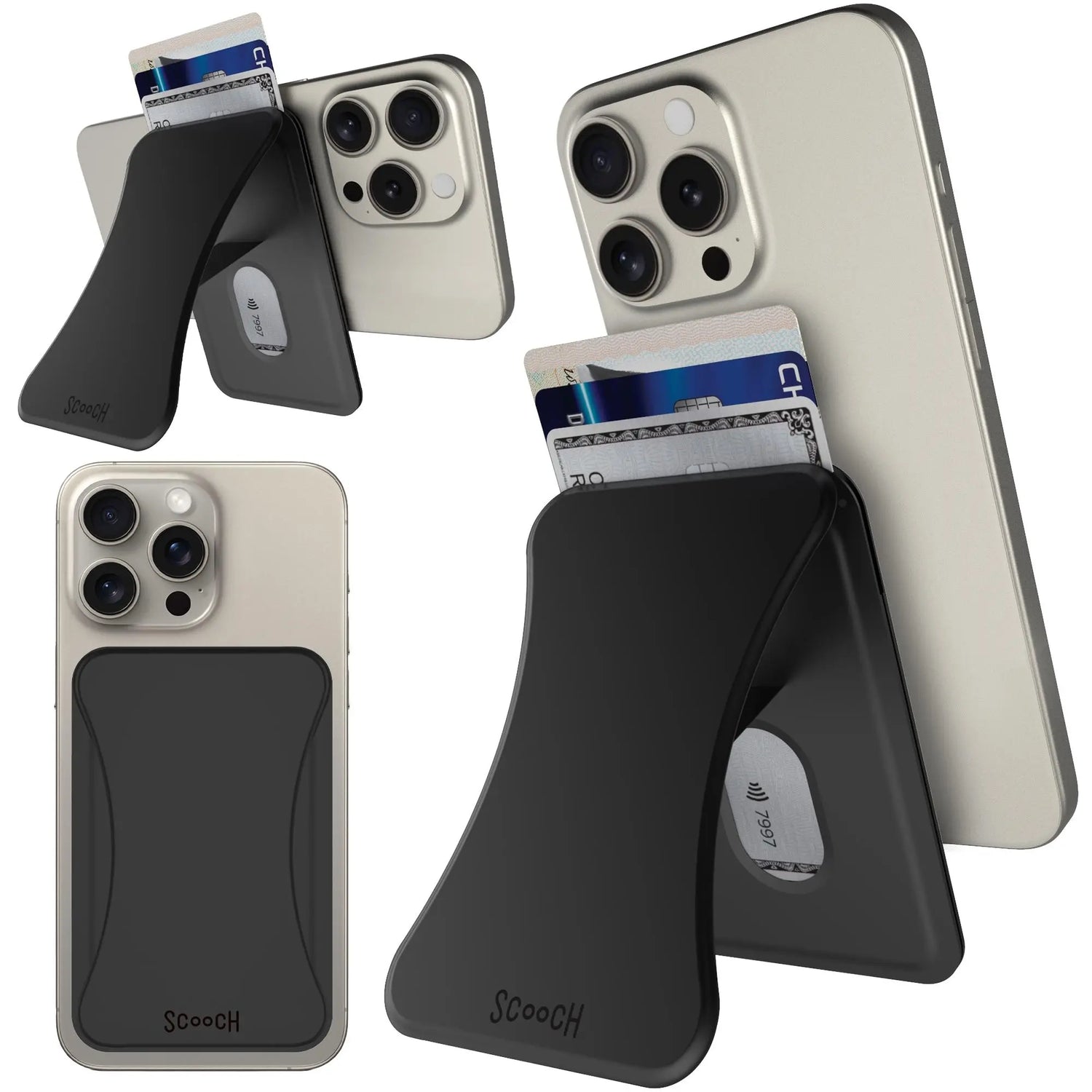 MagWallet 2.0 for MagSafe - Wallet, Grip, and Kickstand - Scooch
